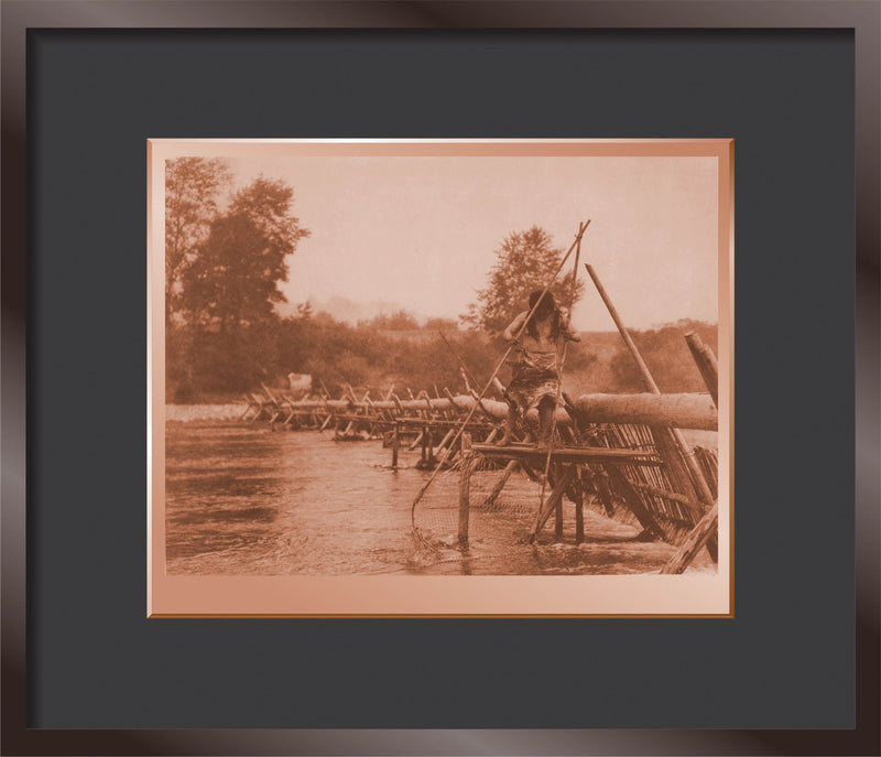 FISH WEIR ACROSS TRINITY RIVER - HUPA - The Curtis Gallery