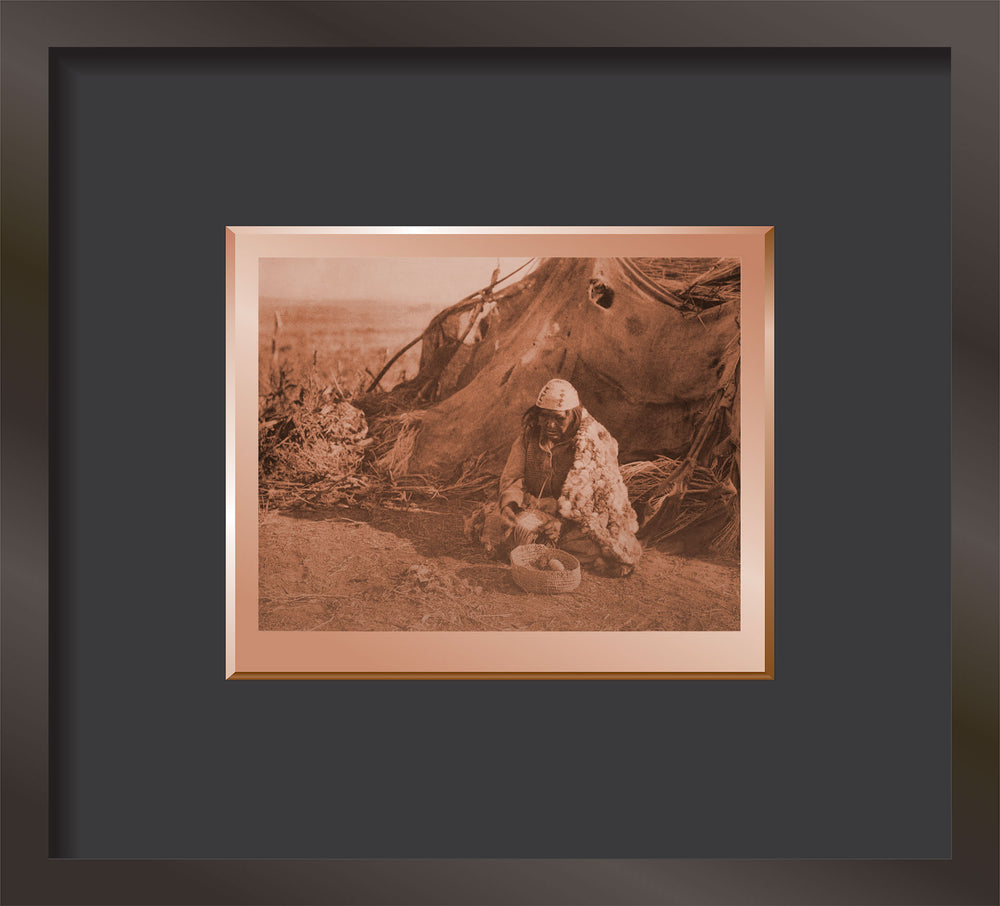 The Achomawi Basket Maker - The Curtis Gallery
