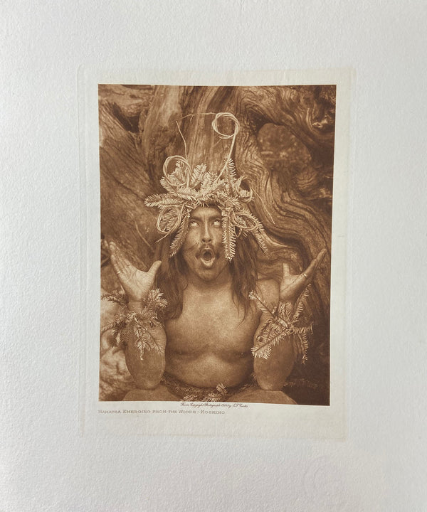 Hamatsa Emerging from the Woods - Koskimo - The Curtis Gallery
