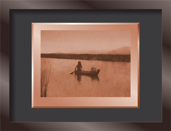 In the Tule Swamp - Upper Lake Pomo - The Curtis Gallery