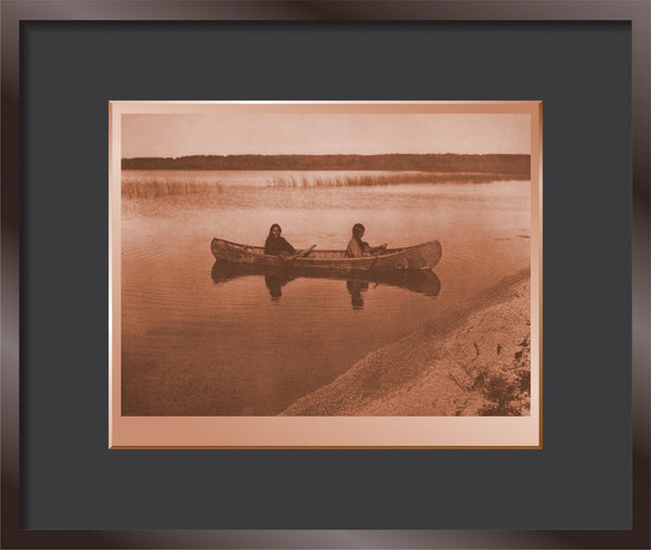 A Cree Canoe on Lac Les Isles - The Curtis Gallery